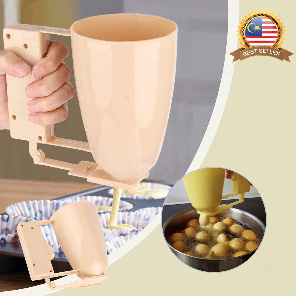 Pancake Batter Dispenser Kitchen Adjustable Funnel Baking Tools / Acuan ...