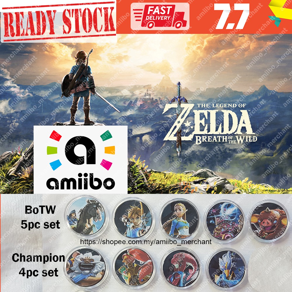 [NEW] 25pcs Fullset Zelda Breath of the Wild Amiibo BoTW and Champion ...