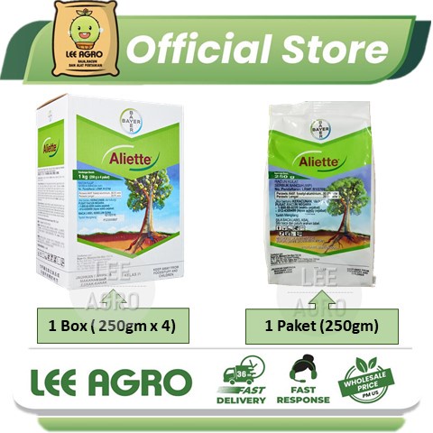 Bayer Aliette Fosetyl-Aluminium 80.0%/LINOTYL Racun Kulat FUNGICIDE ...