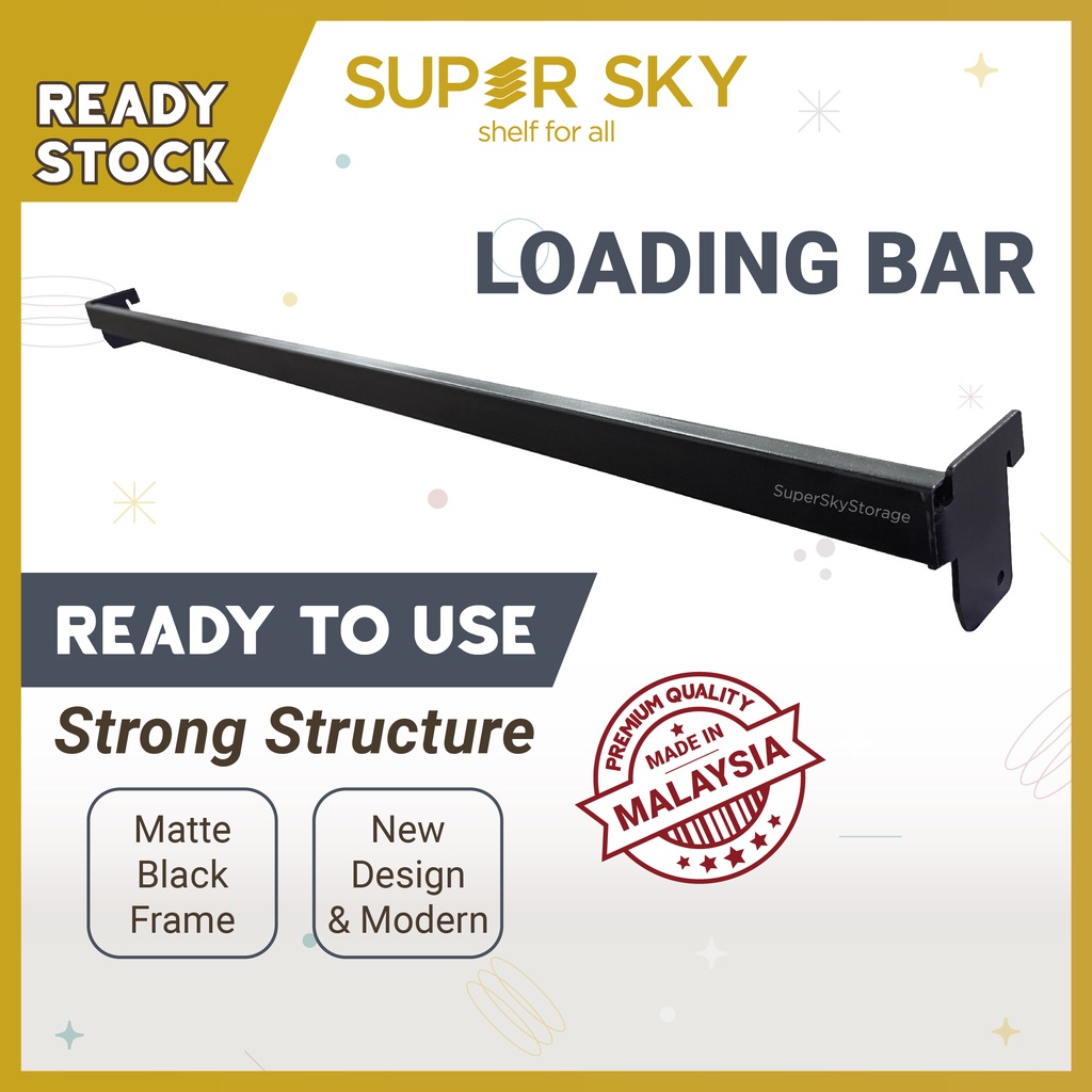 SUPERSKY S23 GONDOLA RACK Loading Bar Hanging Accessories 90CMW ...