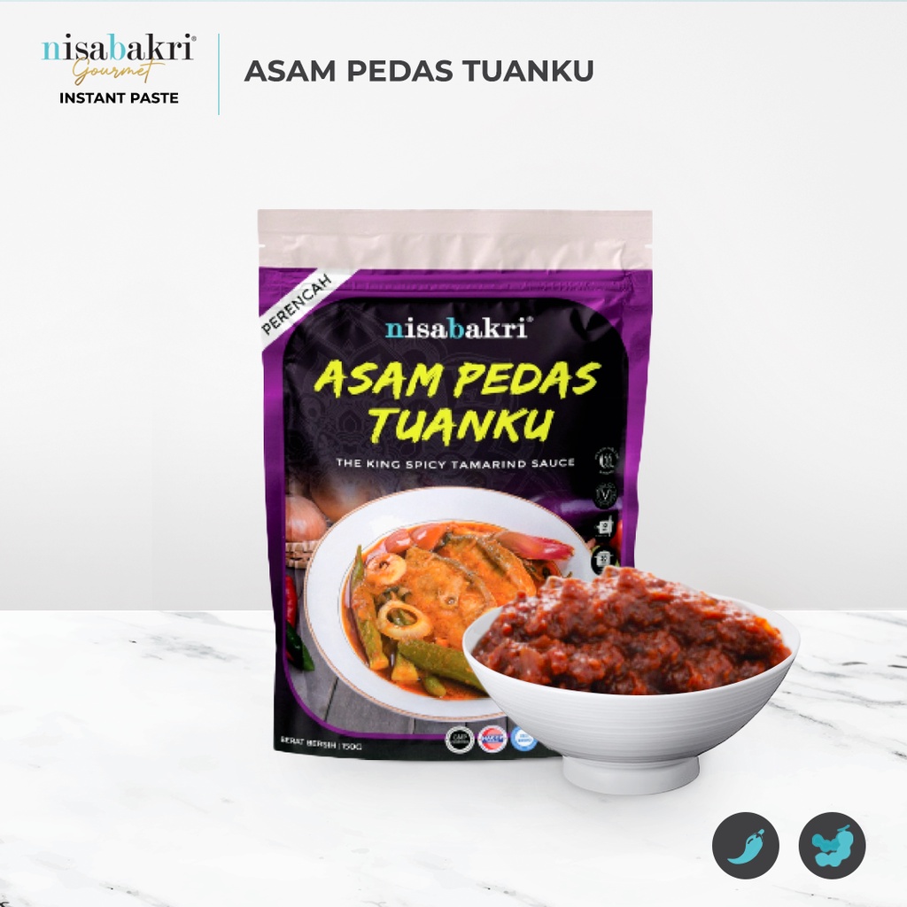 NisaBakri Pes Asam Pedas Tuanku 150grams | Pes Masakan Segera | Halal ...