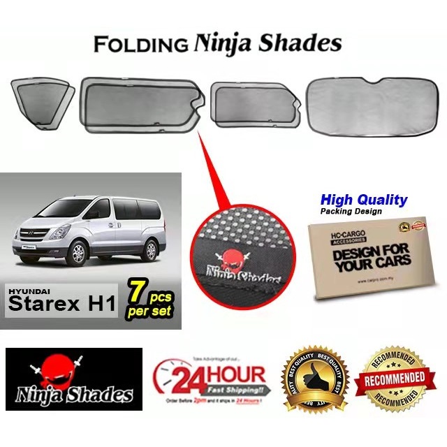 Hyundai Starex H1 Magnetic Ninja Shades Sunshade (7pcs) | Shopee Malaysia