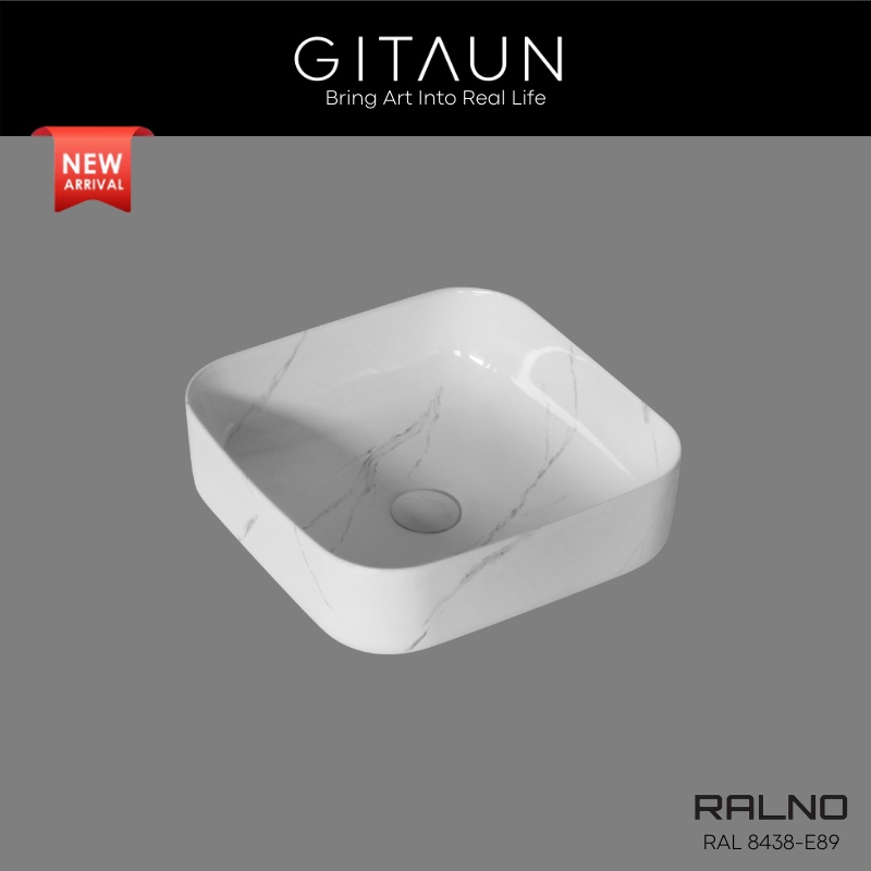 [RALNO] Ceramic Basin / Countertop Basin / Art Basin / RAL 8438-E89 ...