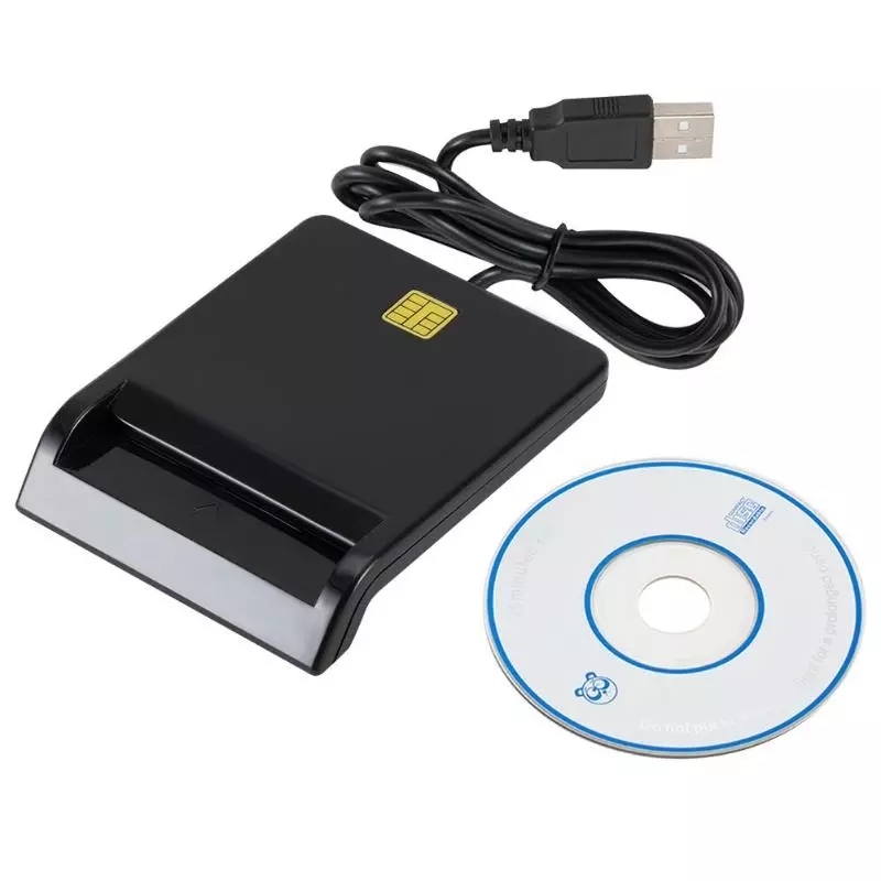 Portable USB SIM Card Bank Card IC DNIE ATM CAC IC ID Reader/USB 2.0 ...