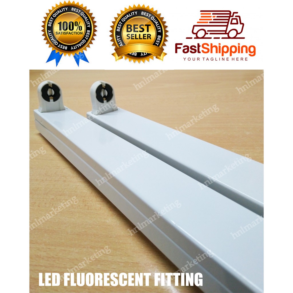 10PCS T8 4FT LED LONG TUBE FITTING CASING / Led Single Casing Casing ...