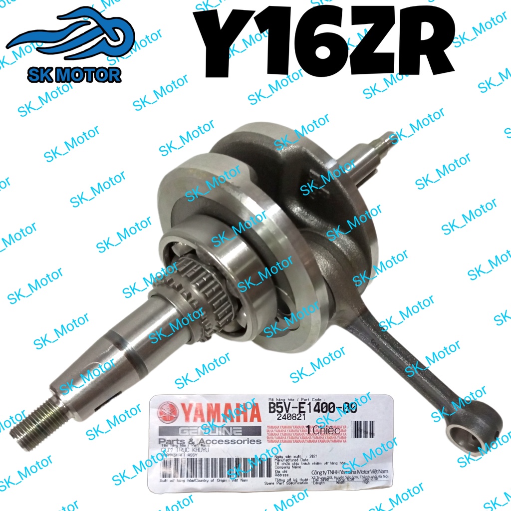 Yamaha Y16ZR Y16 Original Crankshaft Assy Crank Shaft With Connecting Con Rod B5V-E1400-00 ...
