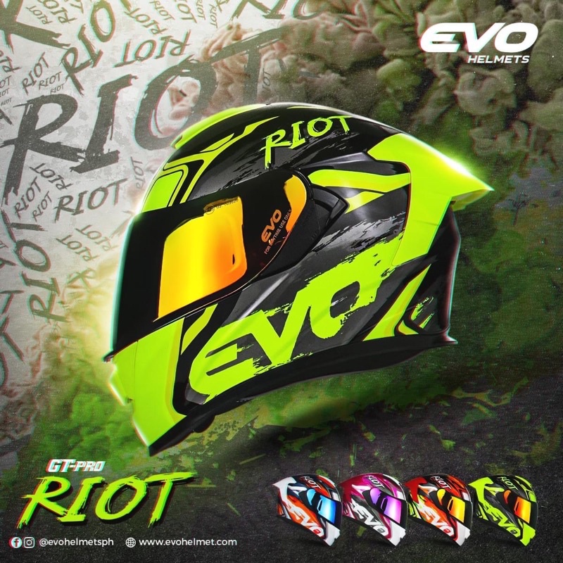 EVO GT PRO RIOT DUAL VISOR extra clear lens | Shopee Malaysia