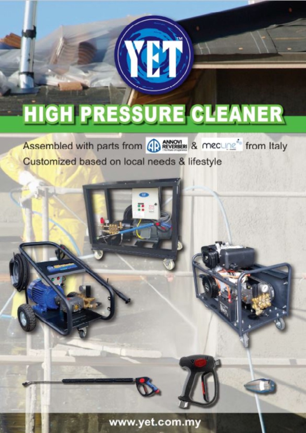 Mecline by Tecomec 160 Bar Rotating Turbo Nozzle 1.30mm Stainless Steel ...