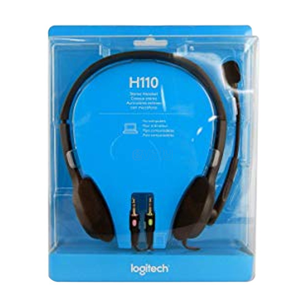 LOGITECH H110 WIRED HEADSET (981-000459) | Shopee Malaysia
