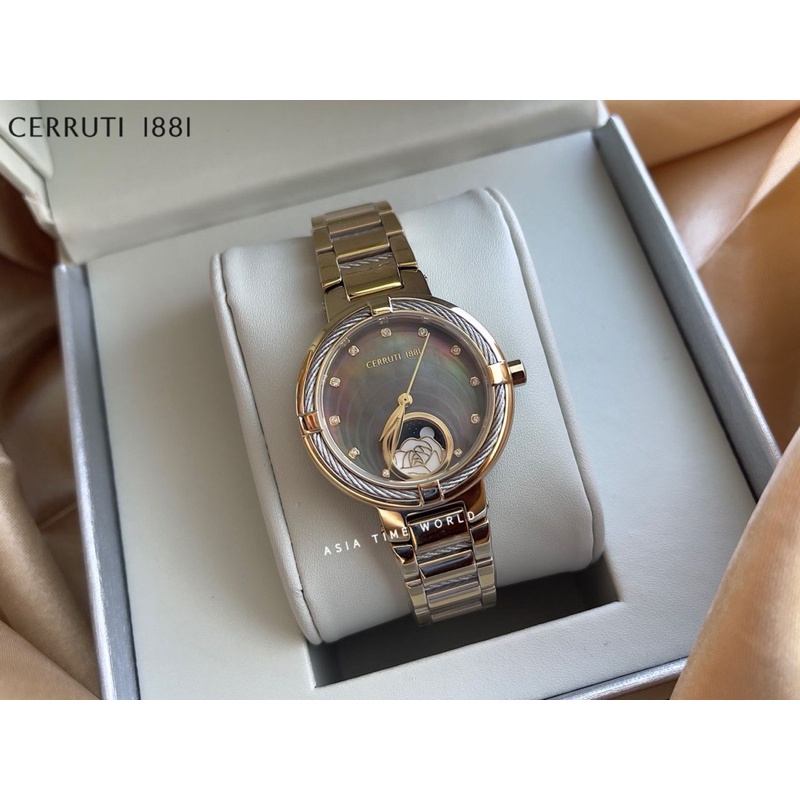 [Original] Cerruti 1881 CTCIWLH2205903 Elegance Women Watch With Green ...
