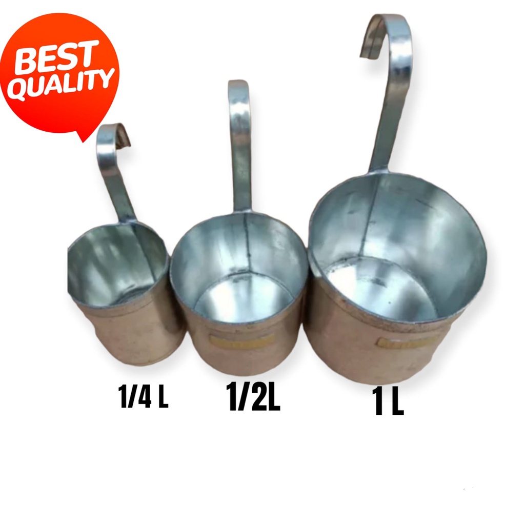 Canting Literan Oil Measuring 1/4 1/2 And 1 Liter | Shopee Malaysia