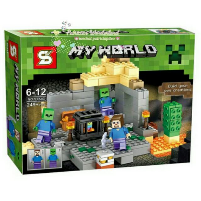 MINECRAFT UNDERWORLD LEGO COMPATIBLE | Shopee Malaysia