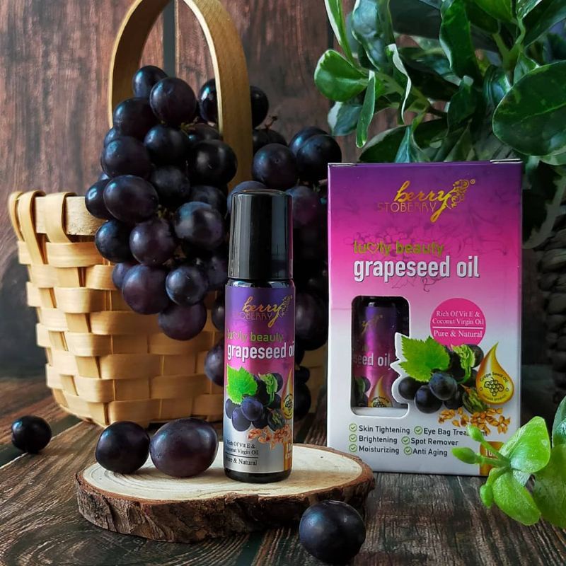 MINYAK BIJI ANGUR VIRAL 💜 LUVLY BEAUTY GRAPESEED OIL 10ML | Shopee Malaysia