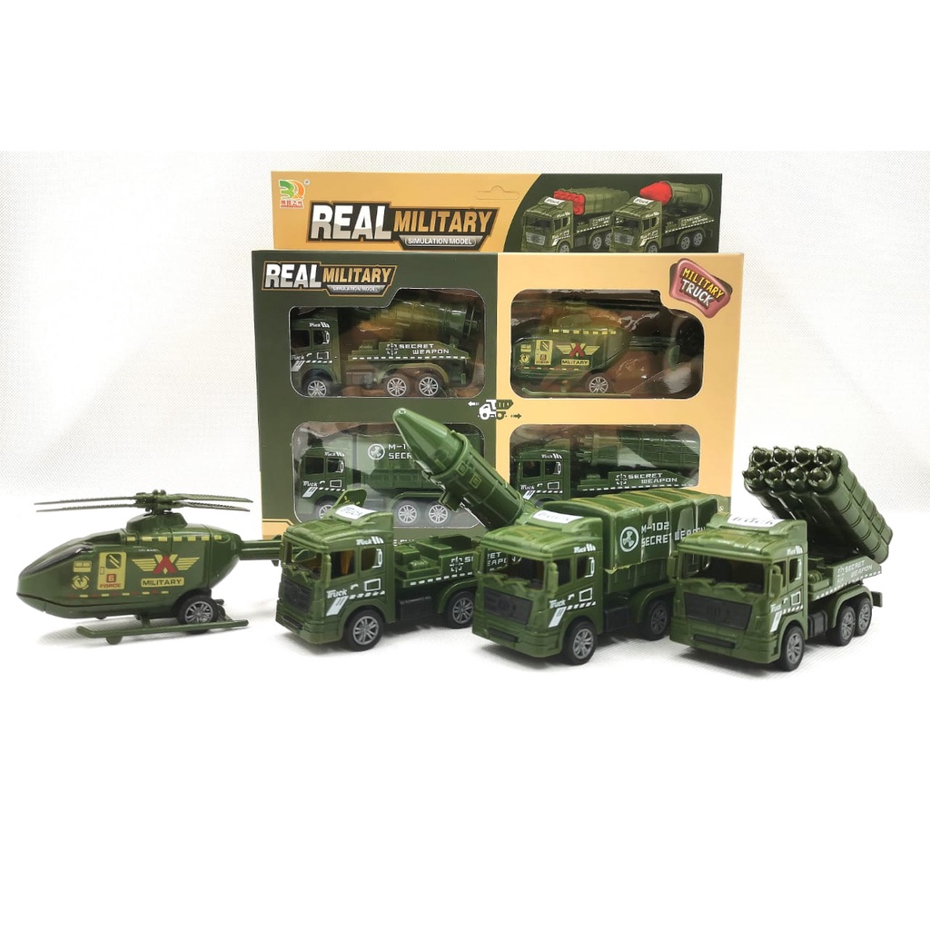 1:72 Military Army Toy Car Kereta Askar PULL BACK FUNCTION | Shopee ...