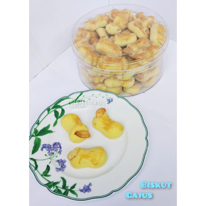 Biskut Raya 2024/ Kuih Raya Gajus ±50pcs(600gr)/ Homemade cookies ...