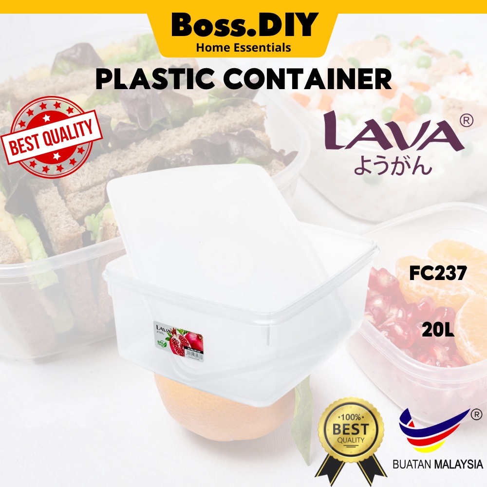 LAVA 20L Plastic Food Container (FC237) | Shopee Malaysia