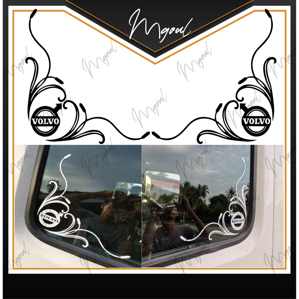 [READYSTOCK]Volvo Lorry Truck window decals Sticker graphics FH FMX FM ...