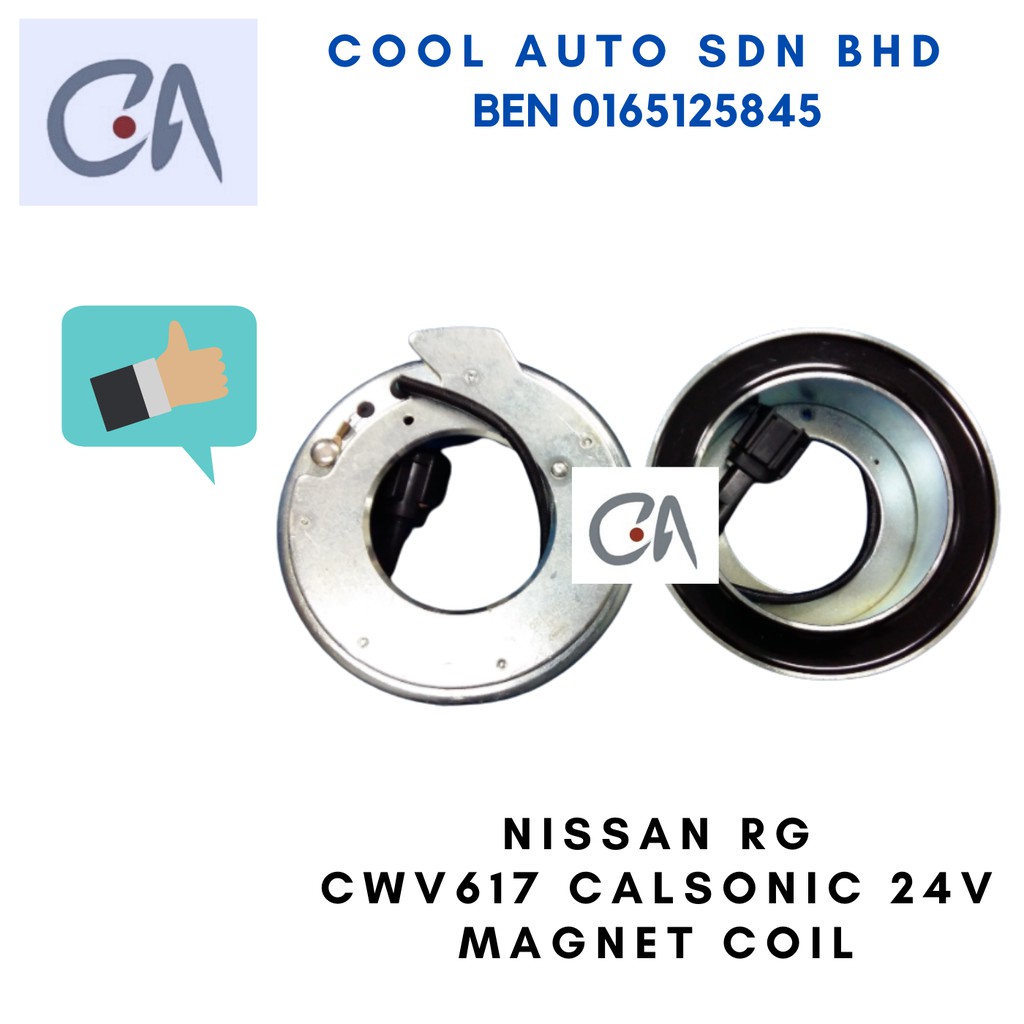 🔥READY STOCK 🔥NISSAN RG CWV617 CALSONIC 24V MAGNET COIL A-5120 | Shopee ...