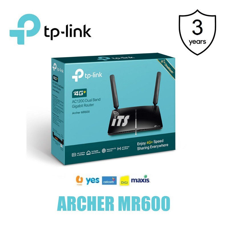 TP-Link 4G+ Cat6 AC1200 Wireless Dual Band Gigabit Router (Archer MR600) | Shopee Malaysia