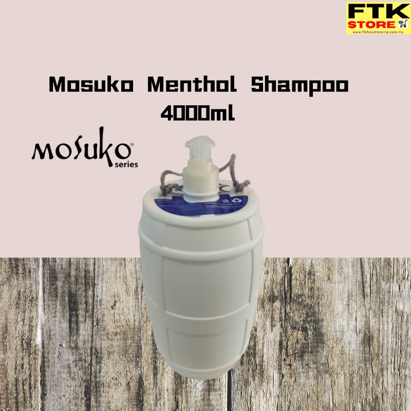 Mosuko Menthol Shampoo 4000ml | Shopee Malaysia