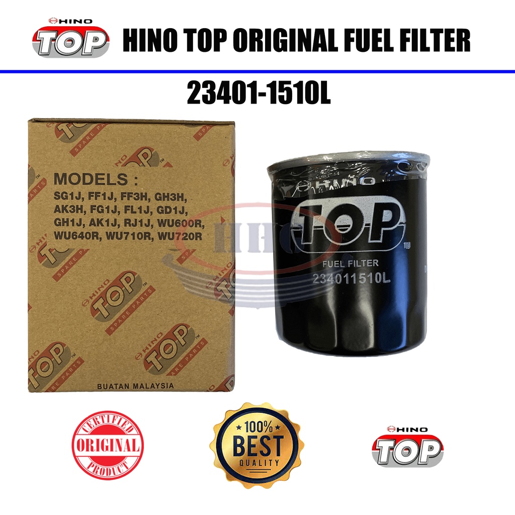 23401-1510L HINO TOP ORIGINAL Fuel Filter | Shopee Malaysia