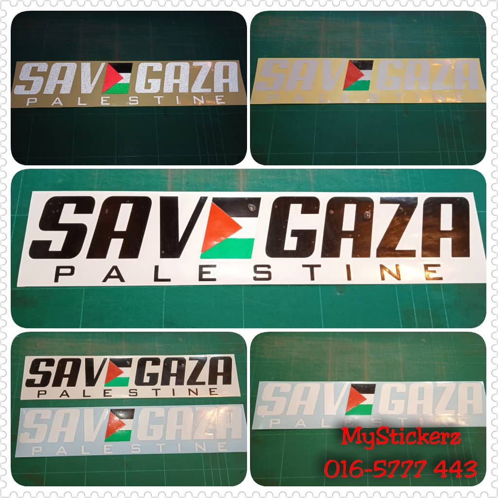 Sticker cutting FREE GAZA PALESTINE | Shopee Malaysia