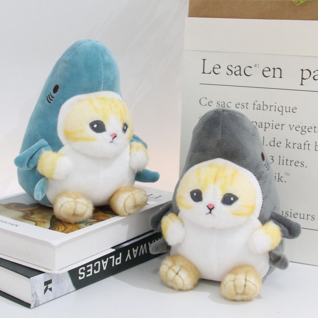 20cm Patung Kucing Ikan Jerung Comel Hadiah Kanak Cat Shark Plush Doll ...