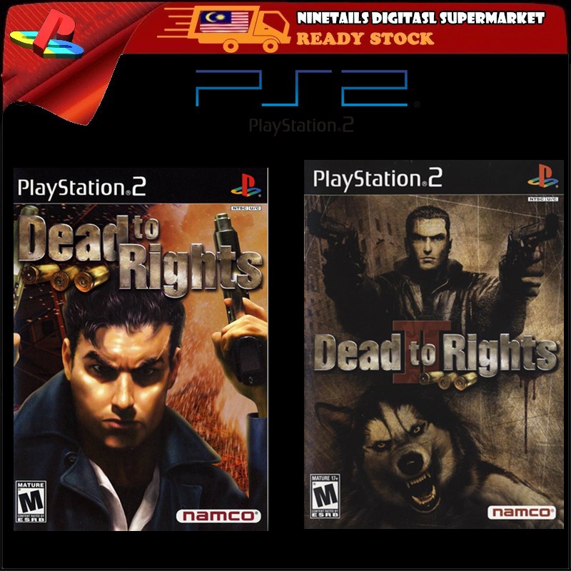 🎮 PS2 CD GAMES / Dead to Rights / Dead to Rights 2 DVD GAMES | Shopee ...