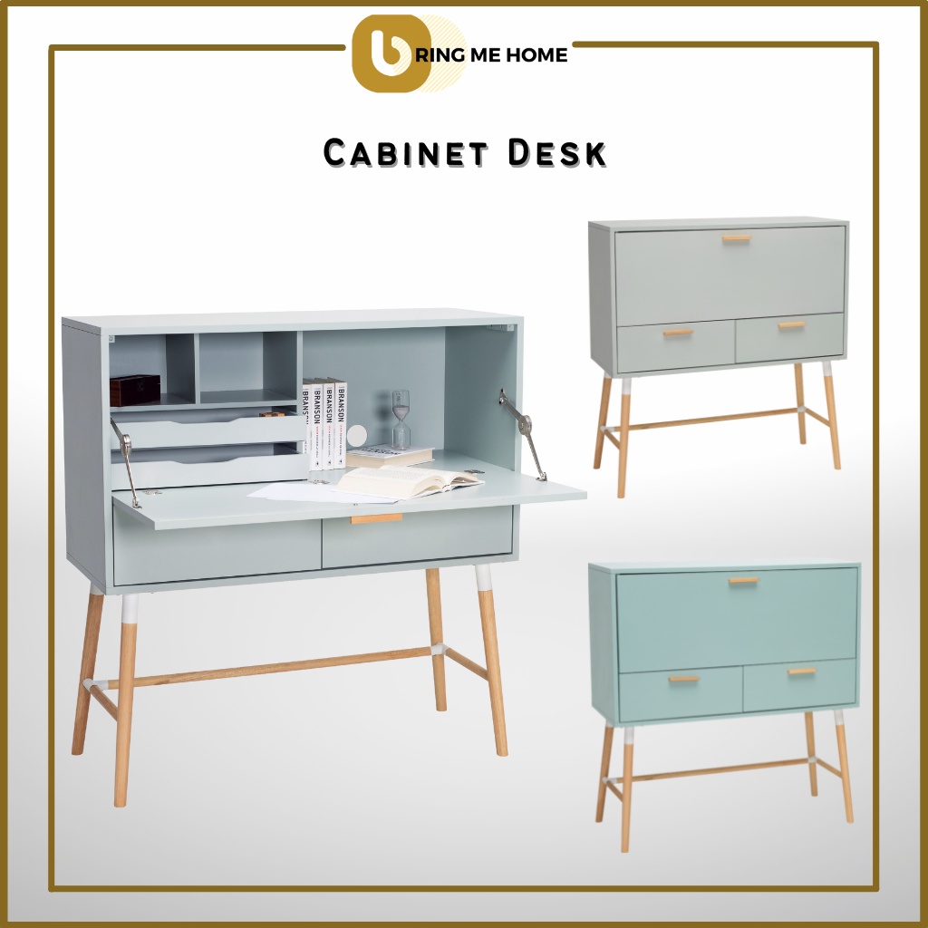 BMH AROD Kids Study Table With Book Shelf Rack Study Desk Meja Belajar ...