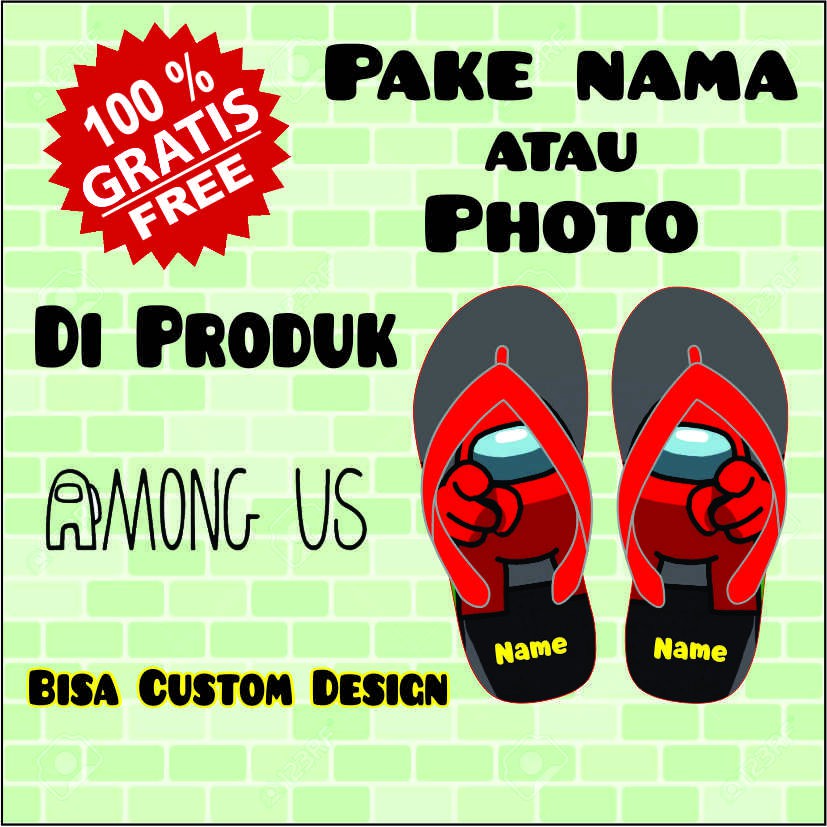 Among Us Sandals Sandals Flip Flops Sandals Slippers Distro slipon ...