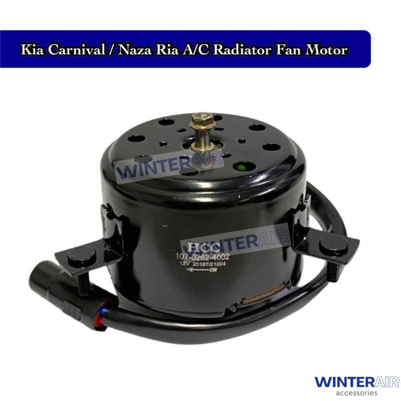 Kia Carnival / Naza Ria • Air Cond Radiator Fan Motor (Nut Type ...