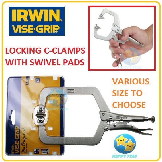 Vise Grip Clamp Irwin Vise Grip 6 Inch Locking C Clamp Plier 6R T17EL4