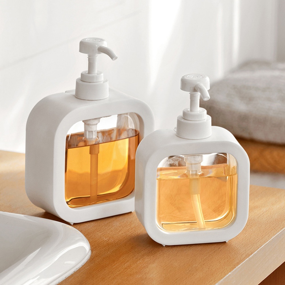 300/500ml Soap Dispenser Bottles For Kitchen/Bathroom Refillable ...