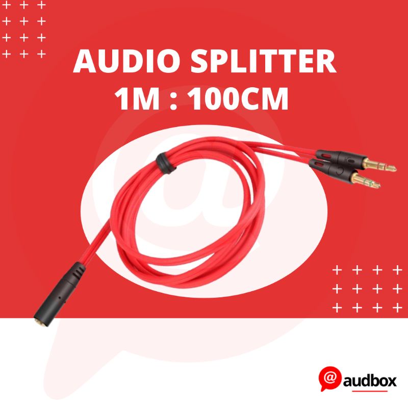 𝗔𝗨𝗗𝗕𝗢𝗫 𝗦𝗣𝗟𝗜𝗧𝗧𝗘𝗥 𝗔𝗨𝗗𝗜𝗢 Y 2 Male 1 Female Microphone Computer Headphone ...