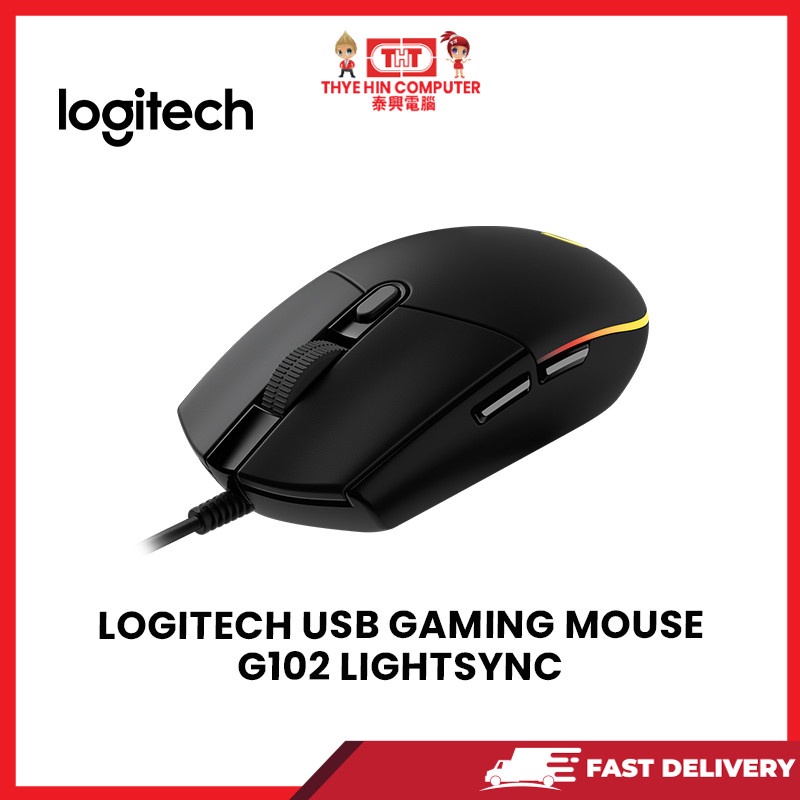 LOGITECH USB GAMING MOUSE G102 LIGHTSYNC | Shopee Malaysia