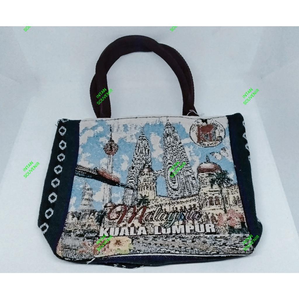 Malaysia Souvenir KLCC MULTIPURPOSE HAND BAG / BAG TANGAN SERBAGUNA ...