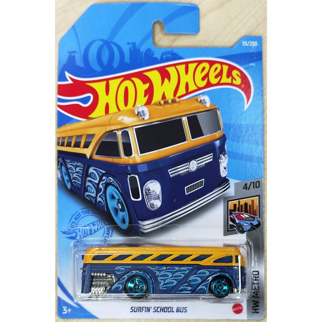 Hot Wheels Surfin' School Bus [Fantasy Xtream Sports Surf's Up Metro ...