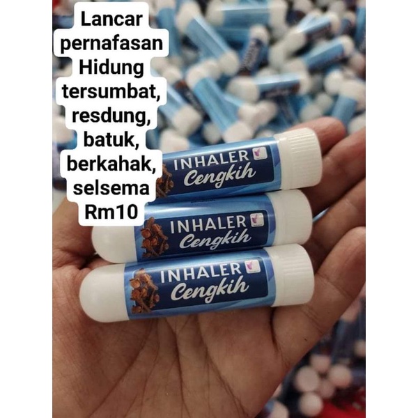 inhaler cengkih lancarkan pernafasan, hidung sumbat,resdung,selsema ...