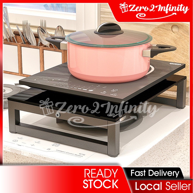 HTW shop Kitchen shelf induction cooker support rack microwave oven ...