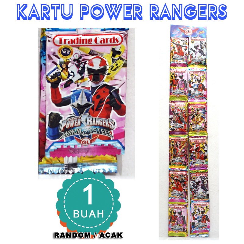 Power Rangers Trading Card Unit 1pc - Power Rangers Unit | Shopee Malaysia