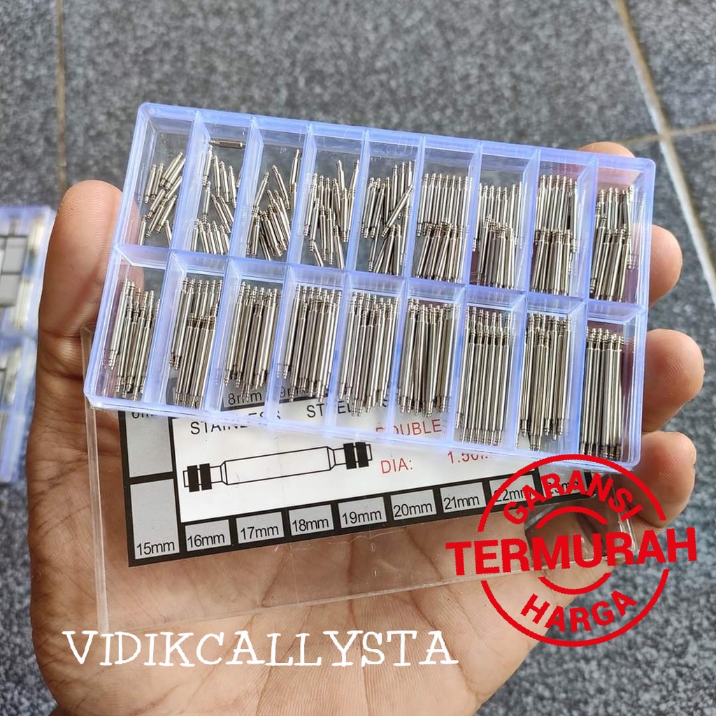 SPRING BAR WATCH STRAP PIN PEN STAINLESS WATCH PACKAGE ORI 1.50 MM PER ...