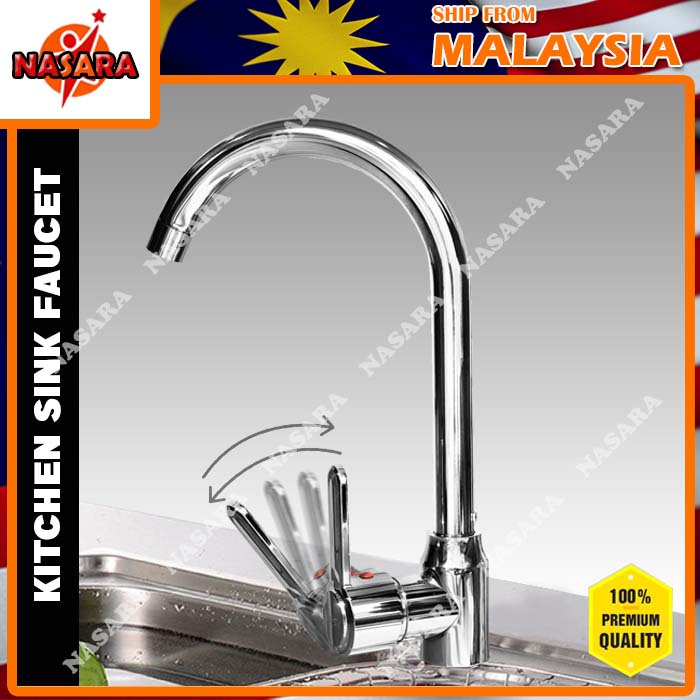HEAVY DUTY CHROME PILLAR MOUNTED SINK TAP FAUCET KITCHEN SINK PILLAR ...