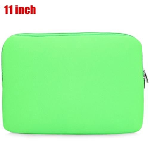 UNIVERSAL FOAM ZIPPER SOFT SLEEVE LAPTOP BAG COVER (GREEN) | Shopee ...