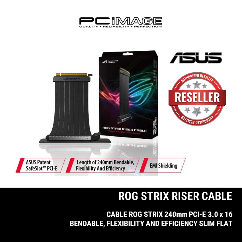 ASUS ROG Strix RS200 Riser Cable - Black | Shopee Malaysia