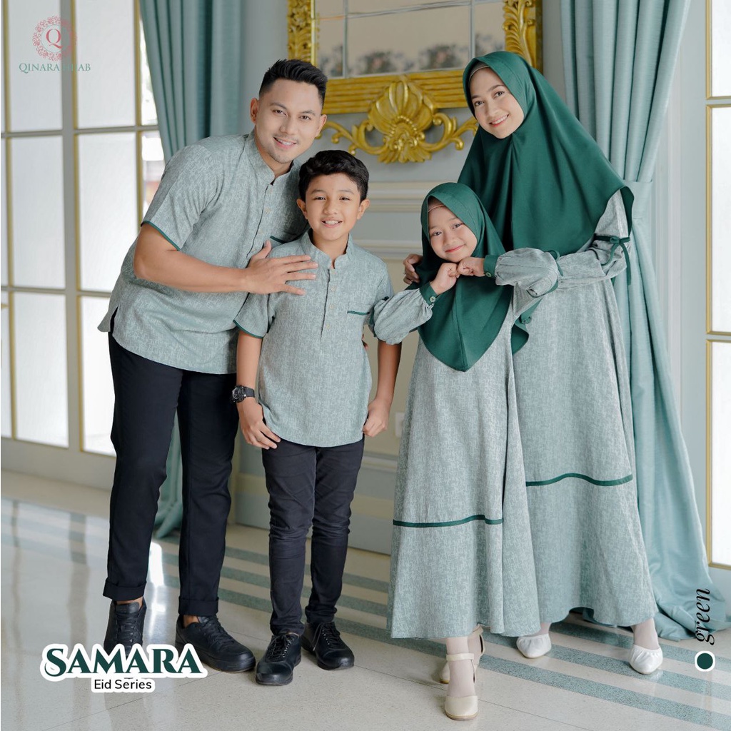 Samara Family EID AL-ADHA SERIES Green 2022 couple Family muslim couple ...