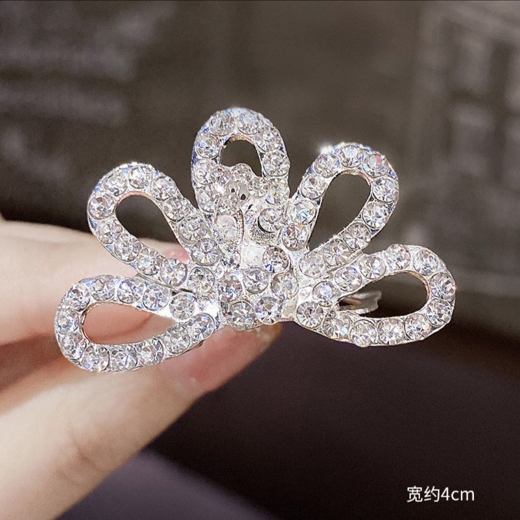 Crystal Princess Tiara Crown Small Comb Bridal Wedding Hair Accessories ...