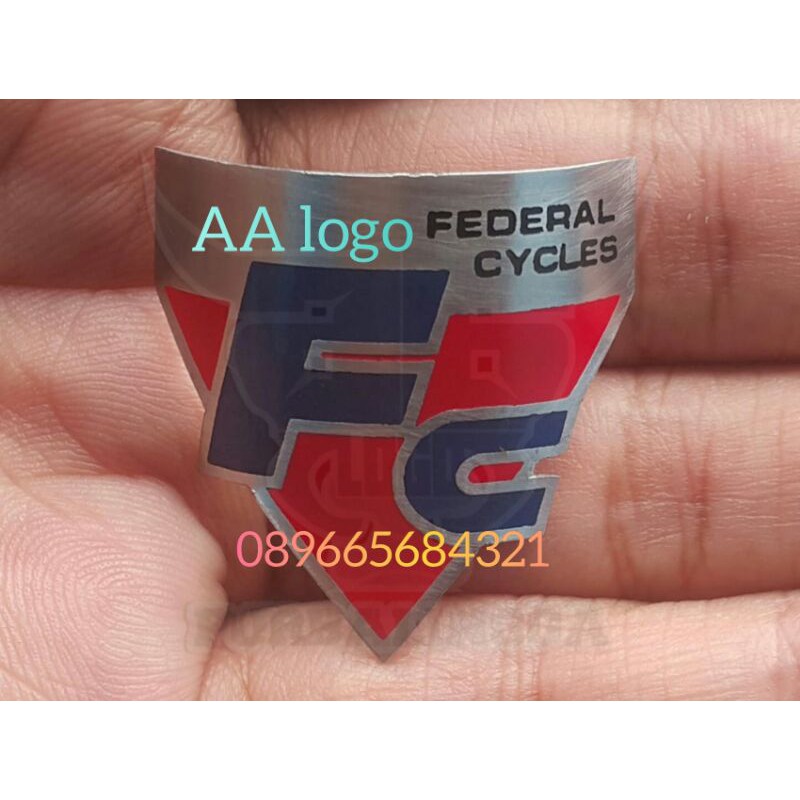 Federal Bicycle emblem. Already With double Thick tape Behind The ...