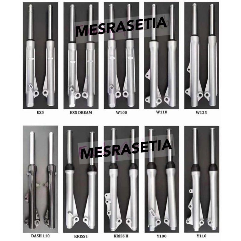 FORK DEPAN FRONT FORK SET HONDA EX5 EX5 DREAM DREAM 110 WAVE 100 WAVE 110 WAVE 125 WAVE DASH ...