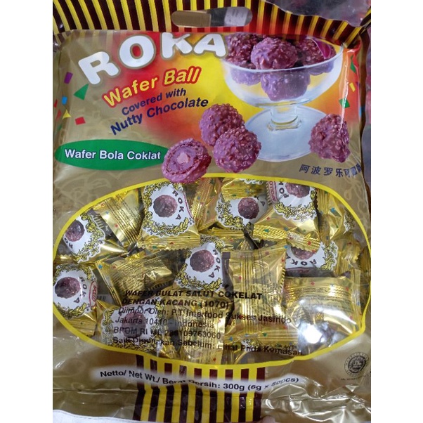 Roka Malaysian chocolate ball wafers 50 pcs and 70 pcs | Shopee Malaysia