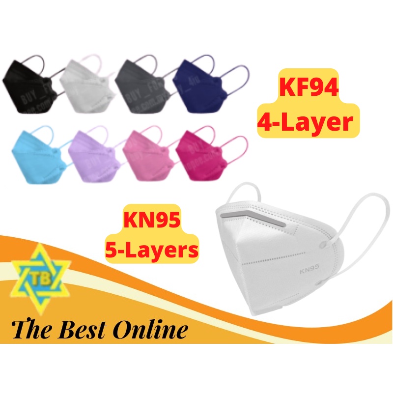 KF94 & KN95 Ready Stock Face Mask 4fly&5fly KN95 Face Mask Medical Mask ...